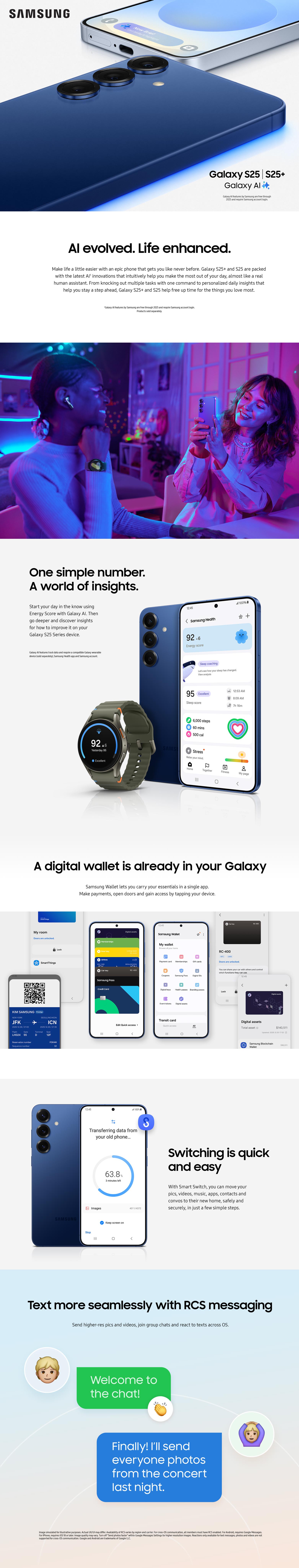 Samsung Galaxy S25 in Icy Blue | Spectrum Mobile